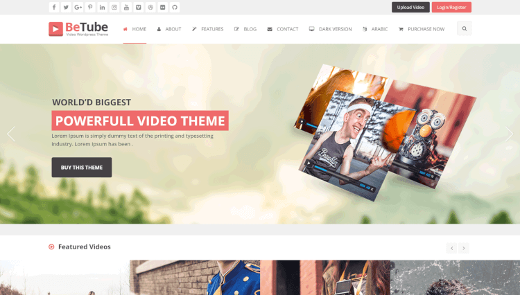 45+ Best YouTube & Video Gallery WordPress Themes 2025 (Free + Premium ...