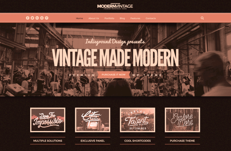 25+ Best Vintage WordPress Themes 2018 - Theme Junkie