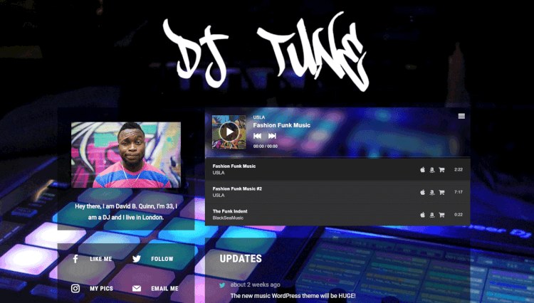 65+ Best DJ WordPress Themes 2025 (Free & Premium) - Theme Junkie