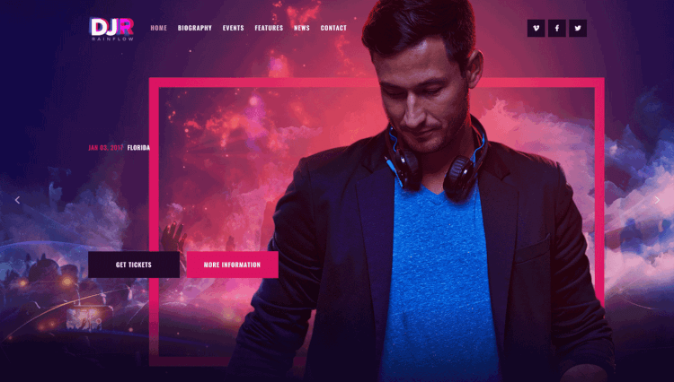 65+ Best DJ WordPress Themes 2025 (Free & Premium) - Theme Junkie