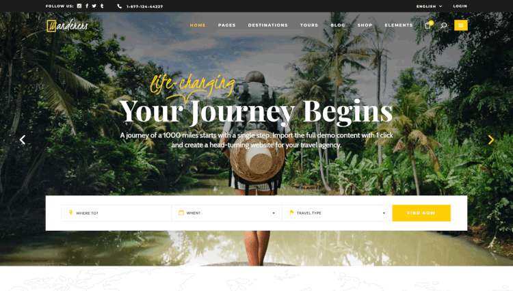 47+ Best Travel Agency WordPress Themes 2025 (Free & Premium) - Theme ...