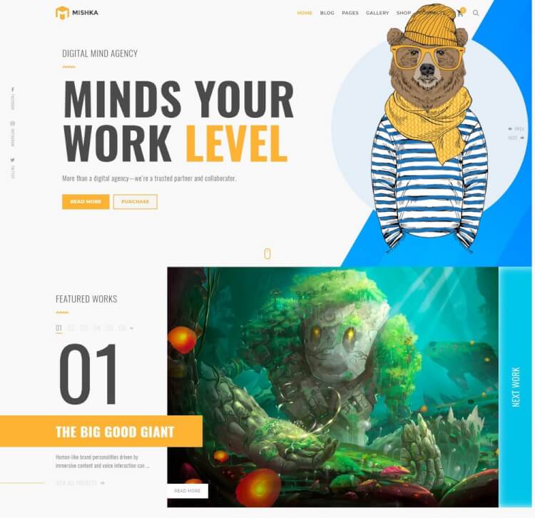 55+ Best WordPress Themes for Graphic Designers 2024 (Free & Premium ...