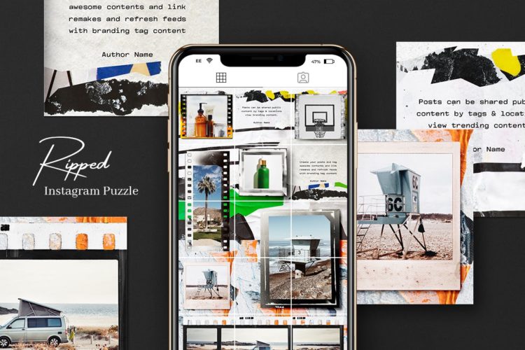65+ Top Instagram Grid Template PSDs for 2024 - Theme Junkie