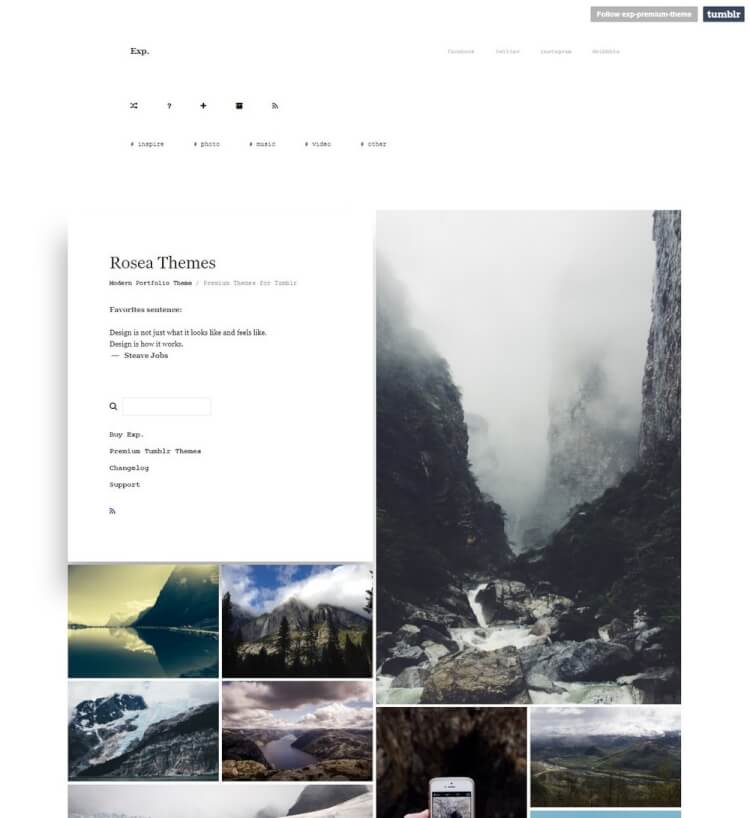 38+ Best Tumblr Themes 2025 - Theme Junkie