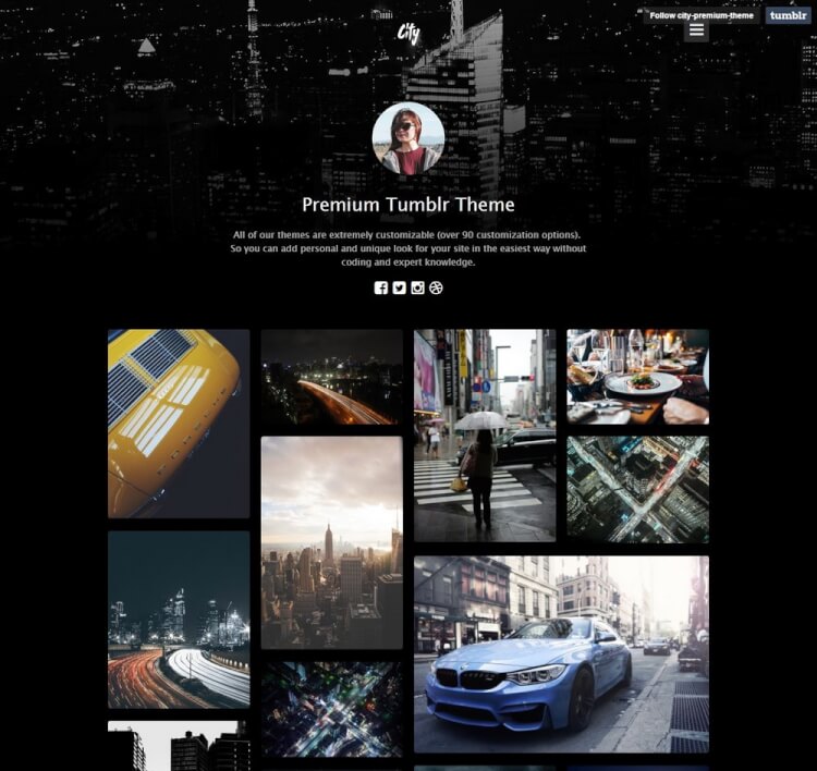 20+ Best Dark Tumblr Themes - desainae.com