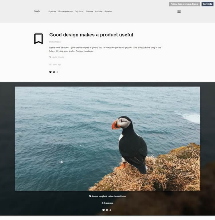 38+ Best Tumblr Themes 2025 - Theme Junkie