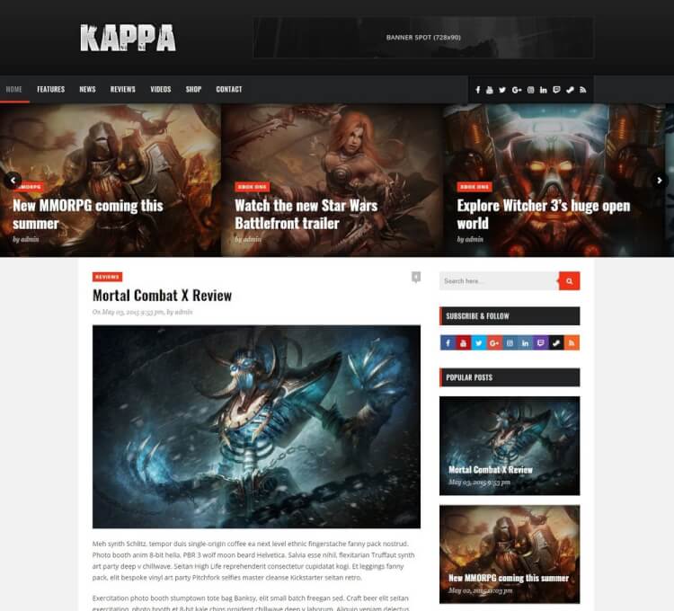37+ Best WordPress Gaming & eSports Themes 2025 (Free & Premium ...
