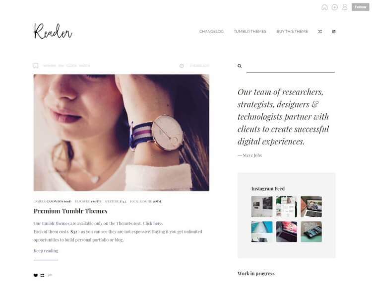 15+ Best Tumblr Themes With Sidebar – desainae.com