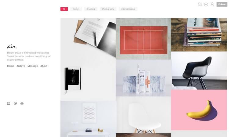 15+ Best Tumblr Themes With Sidebar - desainae.com