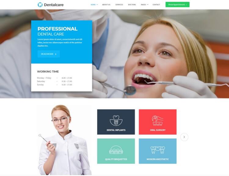 24+ Best Dentist WordPress Themes 2024 - desainae.com
