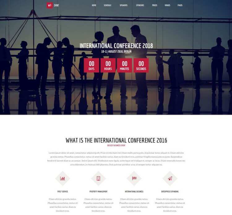 25+ Best Events Calendar Compatible WordPress Themes 2024 - desainae.com