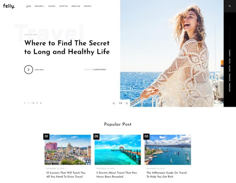 35+ Best Simple & Clean WordPress Blog Themes 2025 (Free & Premium) - Theme Junkie