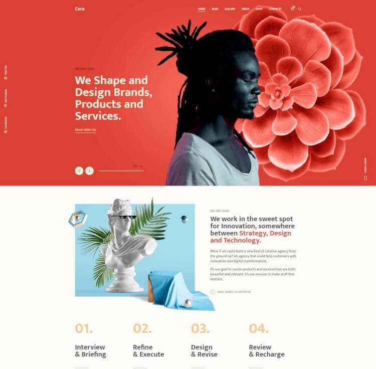 55+ Best WordPress Themes for Graphic Designers 2024 (Free & Premium ...