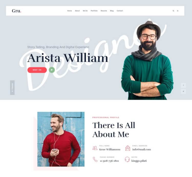 55+ Best WordPress Themes for Graphic Designers 2024 (Free & Premium ...