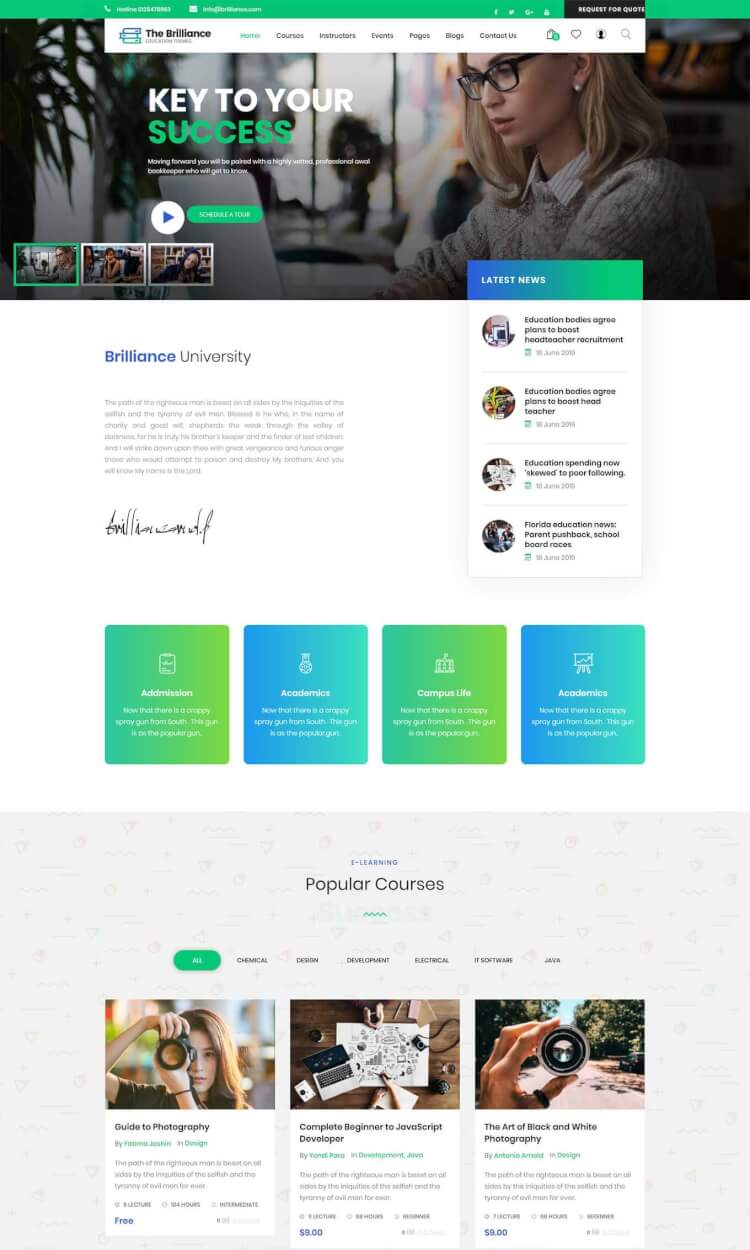 35+ Best Education & University WordPress Themes (Free & Premium) 2024 ...