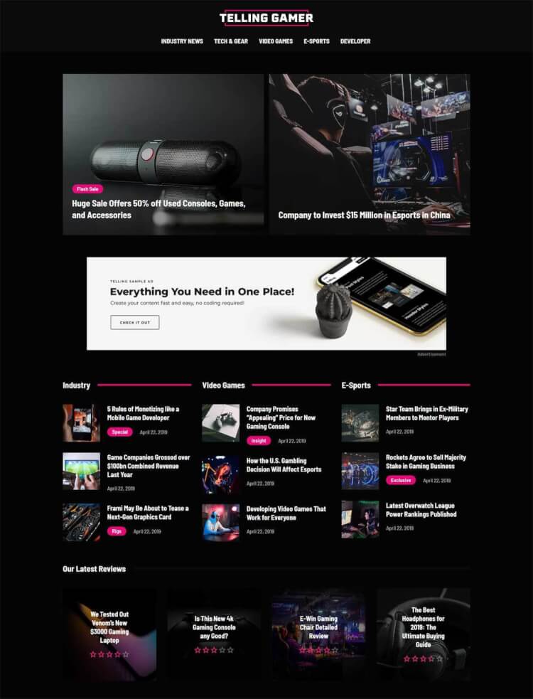 40+ Best Dark WordPress Themes 2024 (Free + Premium) - desainae.com