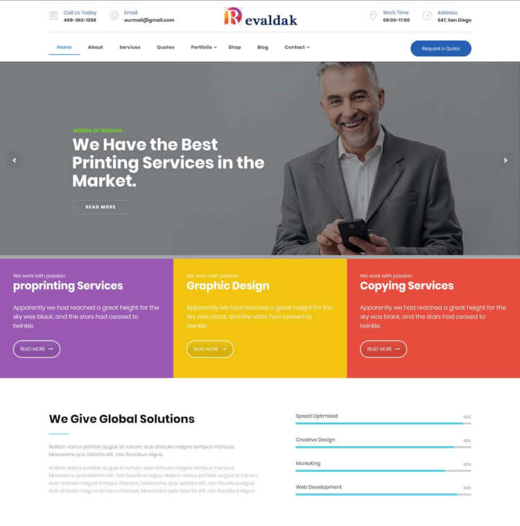 55+ Best WordPress Themes for Graphic Designers 2024 (Free & Premium ...