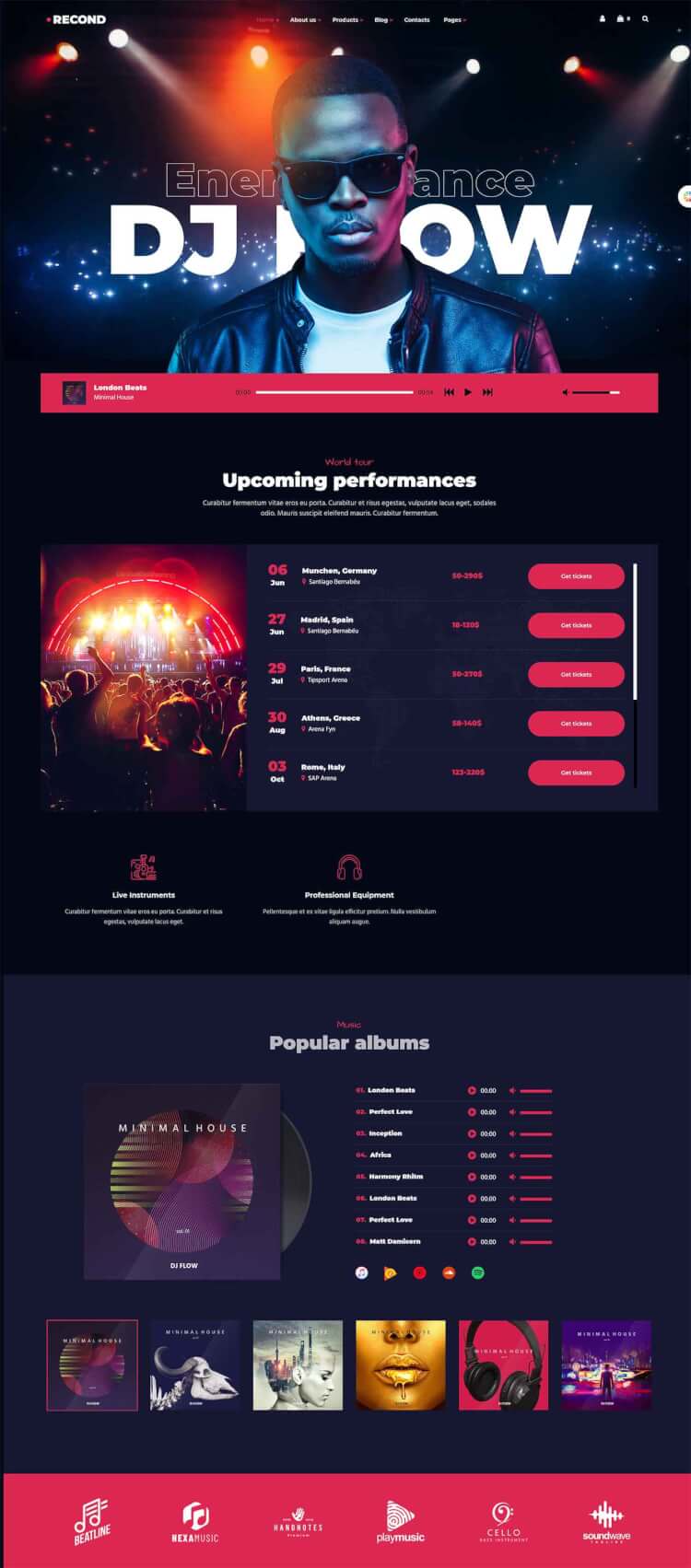 65+ Best DJ WordPress Themes 2025 (Free & Premium) - Theme Junkie