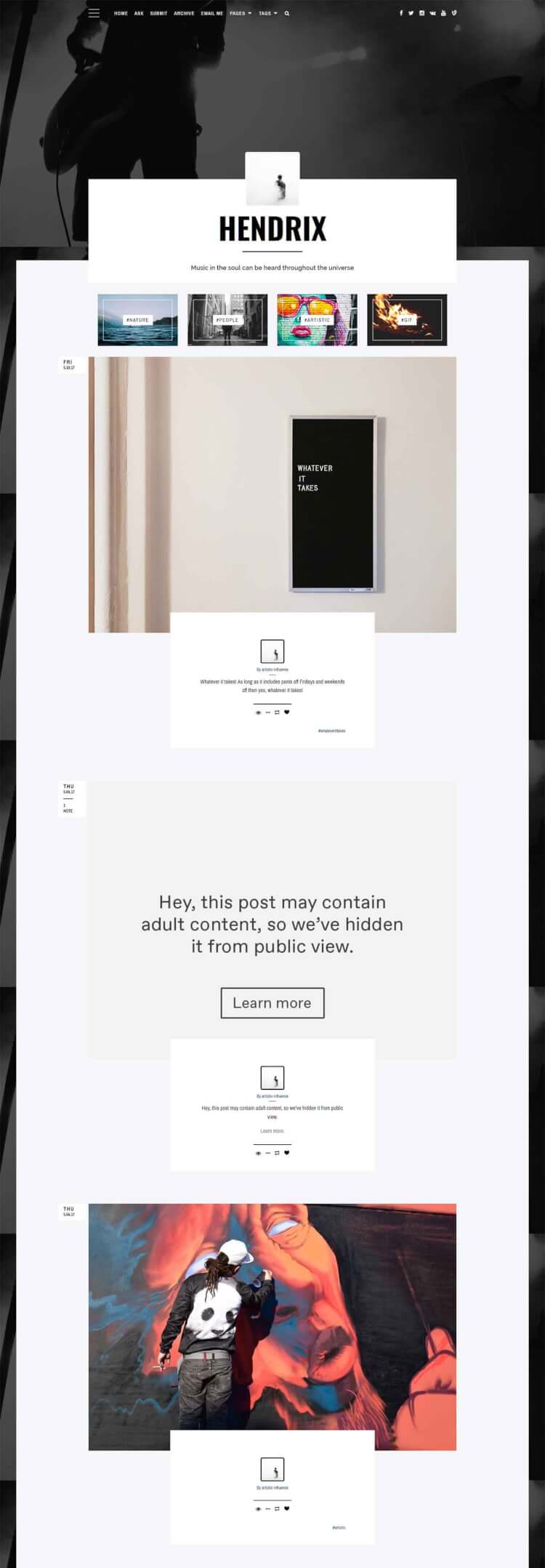 20+ Best Tumblr Themes for Photographers - desainae.com