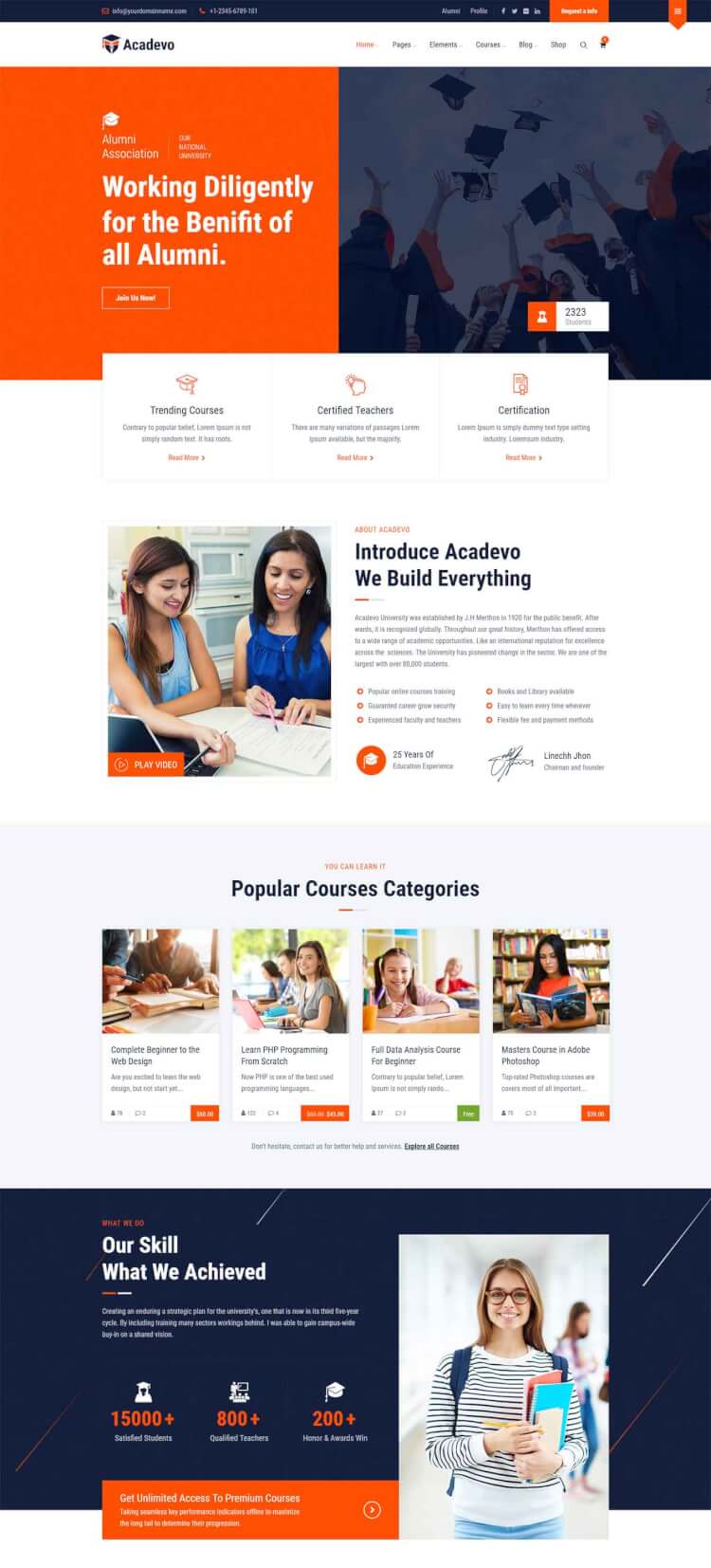 35+ Best Education & University WordPress Themes (Free & Premium) 2024 ...