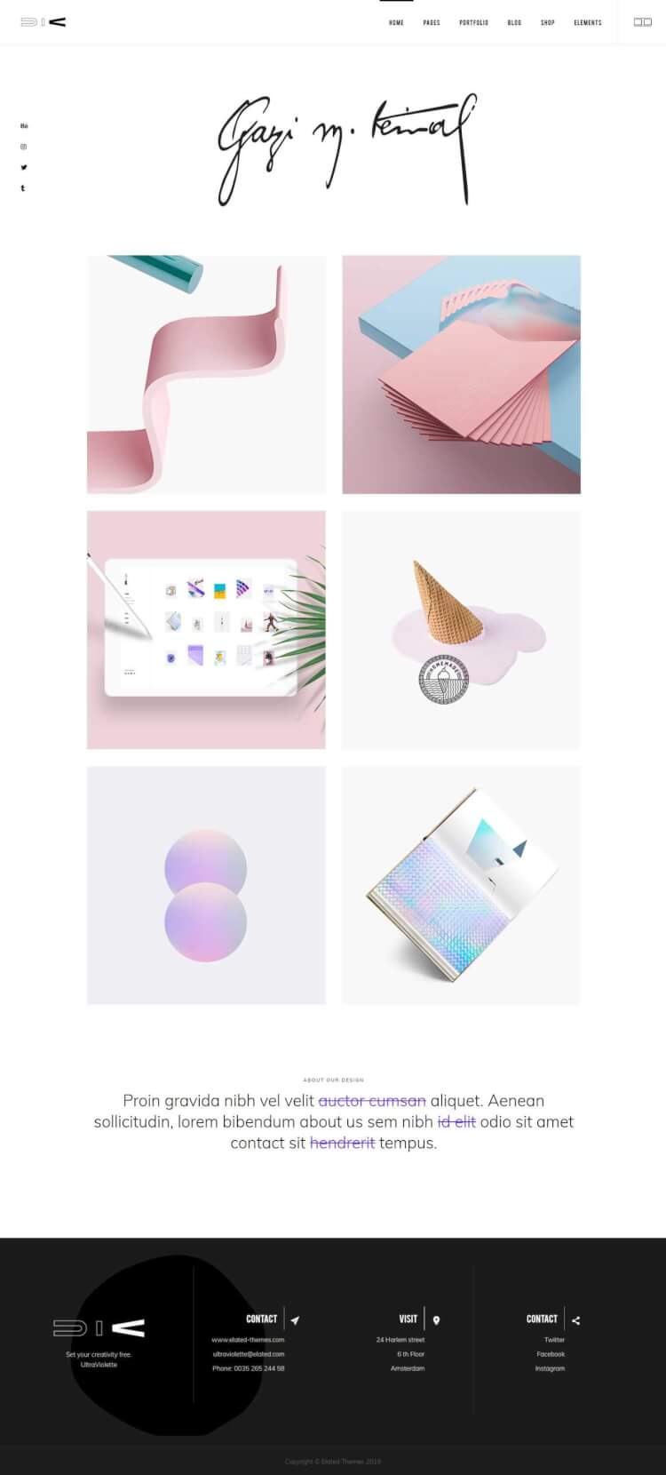 55+ Best WordPress Themes for Graphic Designers 2024 (Free & Premium ...