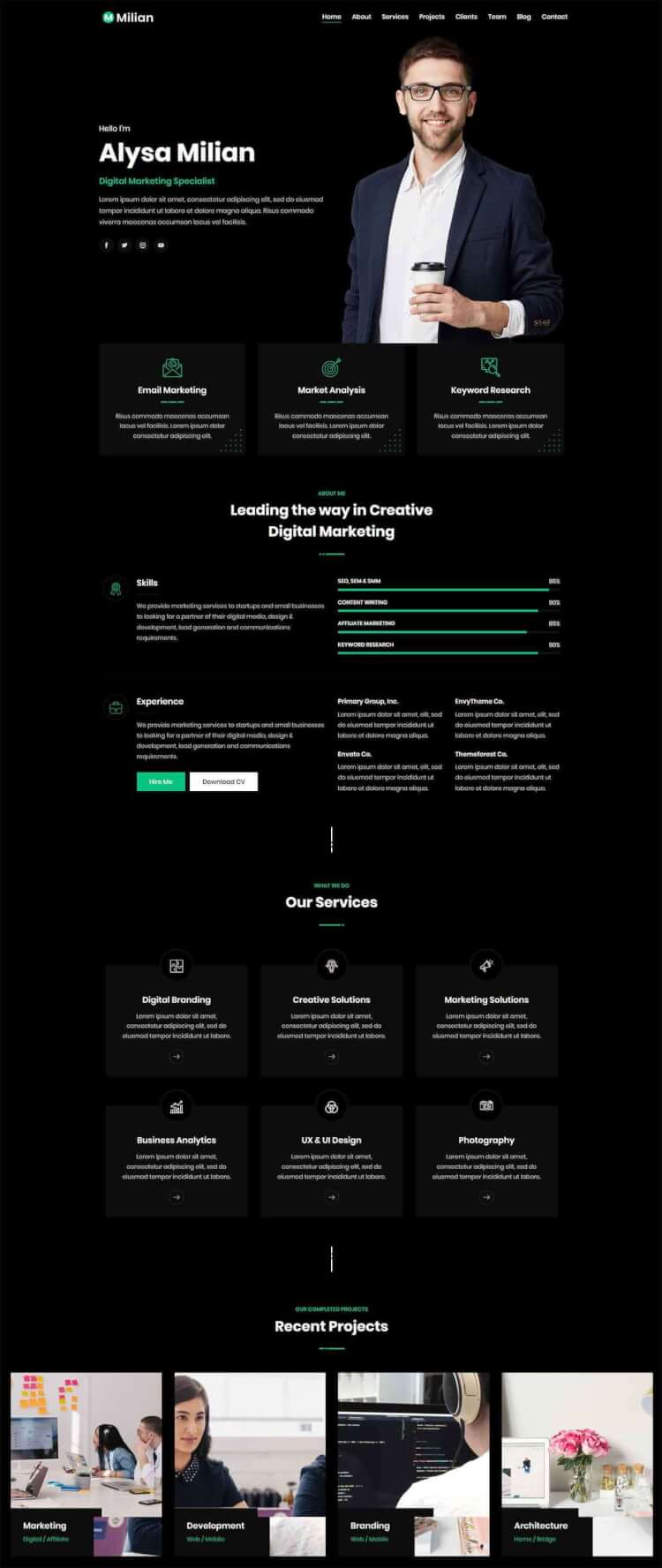 55+ Best WordPress Themes for Graphic Designers 2024 (Free & Premium ...