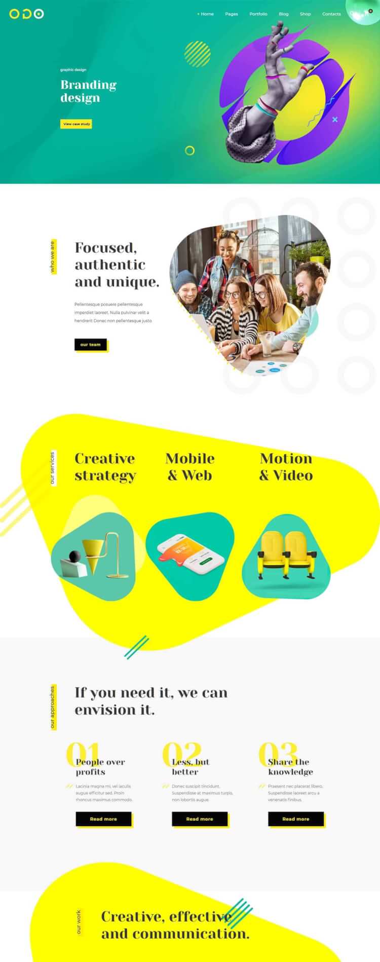 55+ Best WordPress Themes for Graphic Designers 2024 (Free & Premium ...