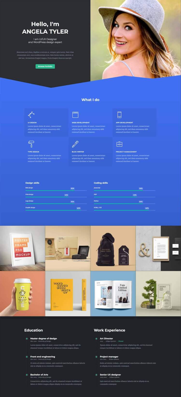 55+ Best CV and Resume WordPress Themes 2025 (Free & Premium) - Theme ...