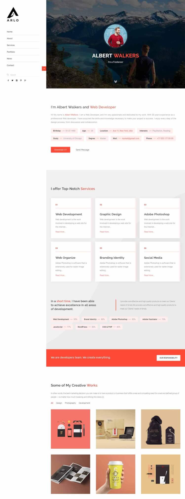 55+ Best CV and Resume WordPress Themes 2025 (Free & Premium) - Theme ...