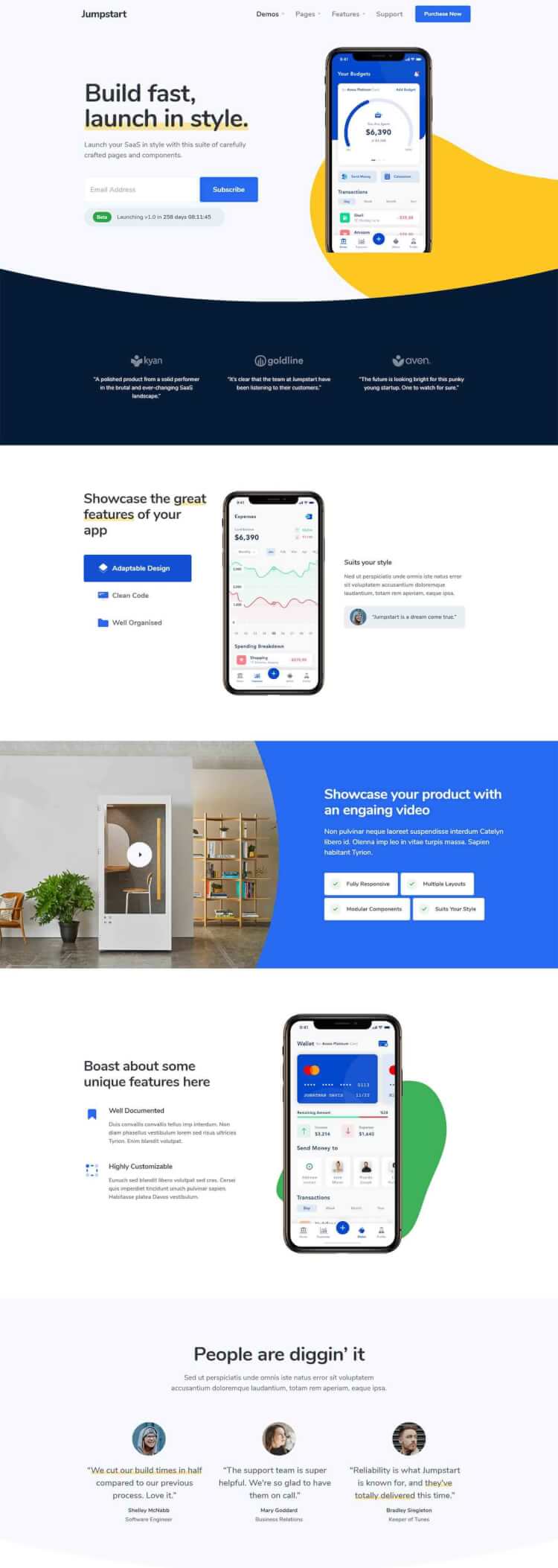 20+ Best App & Software Marketing WordPress Themes 2024 - desainae.com