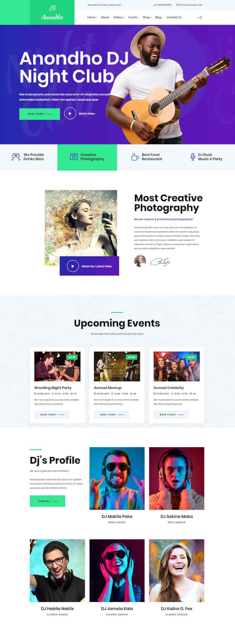 65+ Best DJ WordPress Themes 2025 (Free & Premium) - Theme Junkie