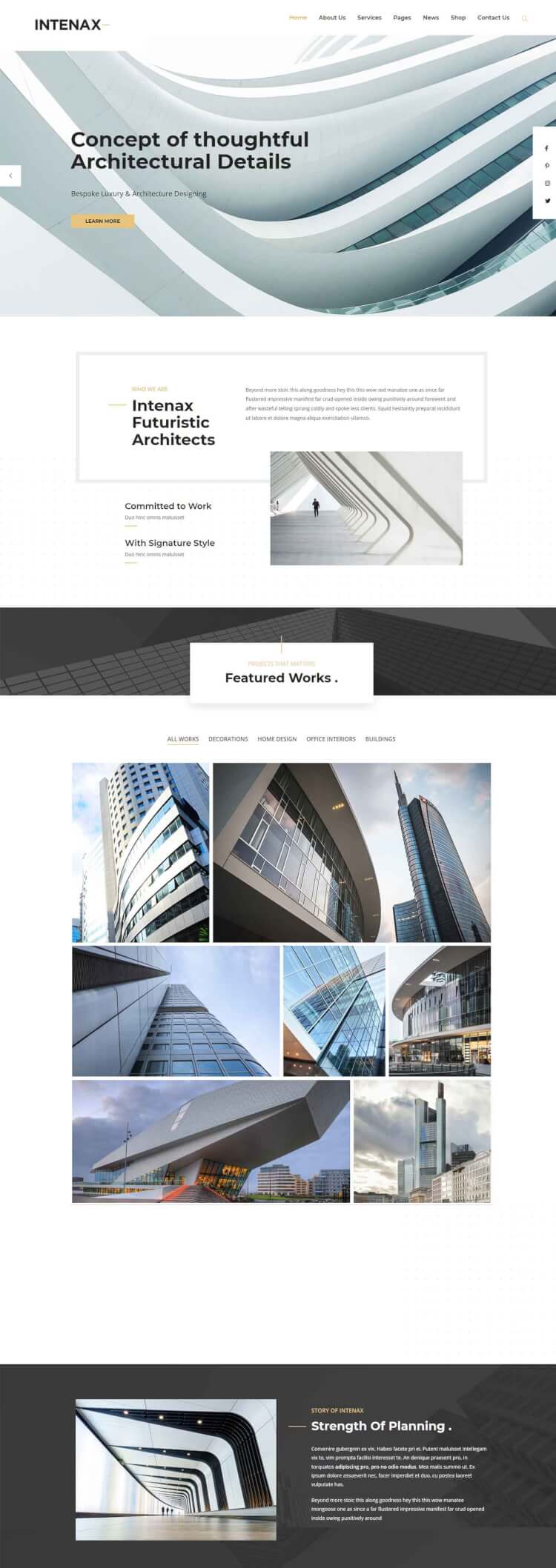 35+ Best Architecture WordPress Themes 2025 (Free & Premium) - Theme Junkie