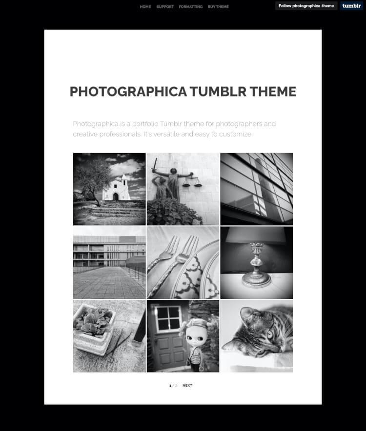 30+ Best Tumblr Portfolio Themes 2024 - Theme Junkie