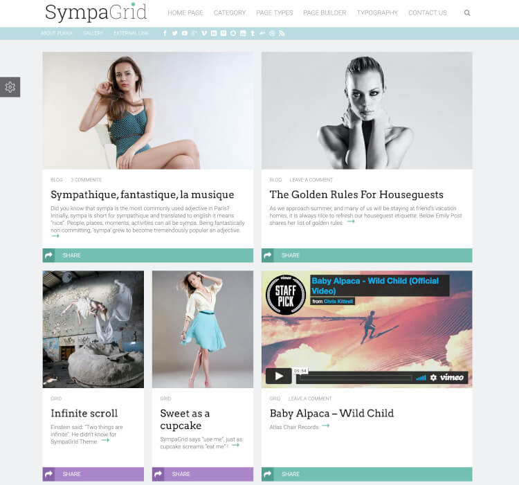 60+ Best Masonry & Grid WordPress Themes 2024 (Free & Premium) - Theme Junkie