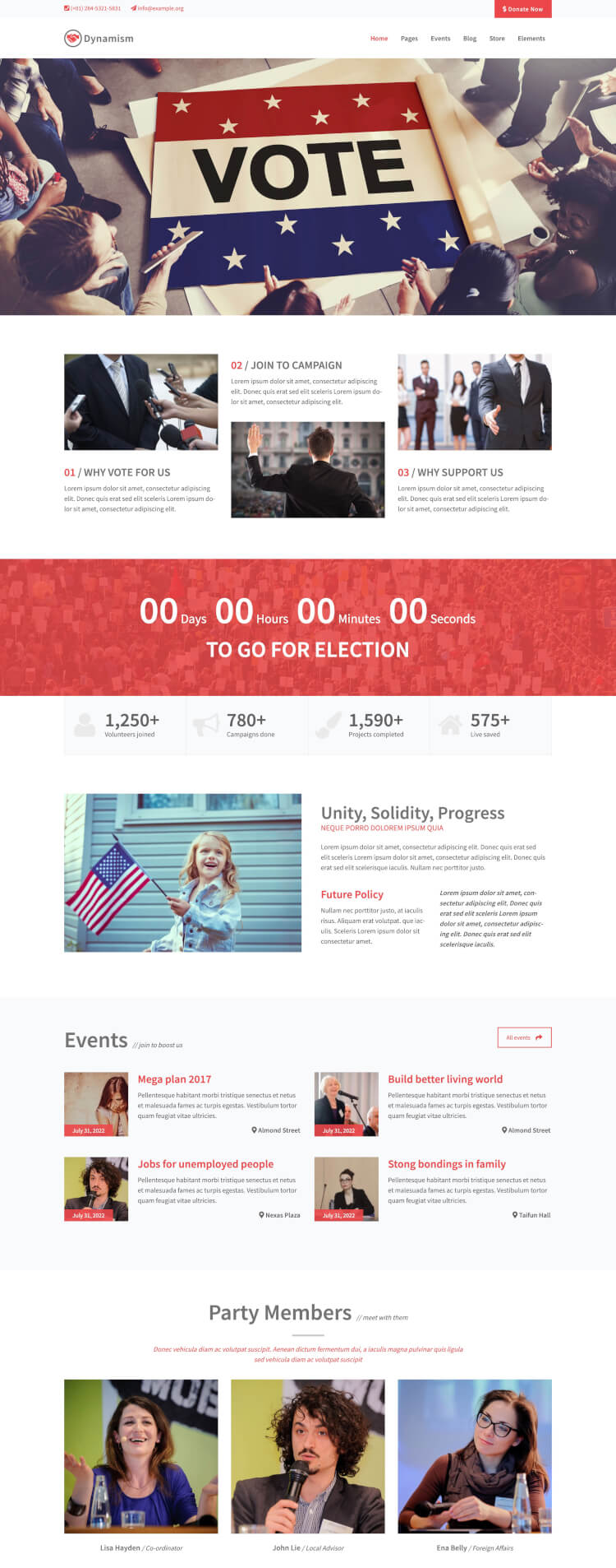 55+ Best Political WordPress Themes 2025 (Free & Premium) - Theme Junkie