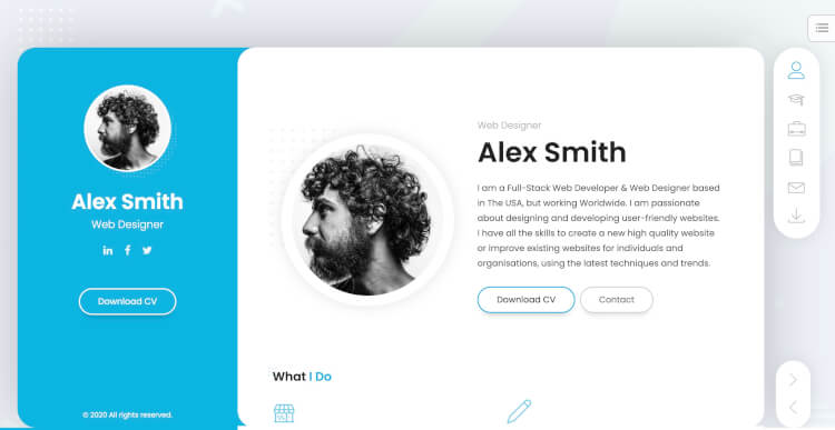 55+ Best CV and Resume WordPress Themes 2025 (Free & Premium) - Theme ...