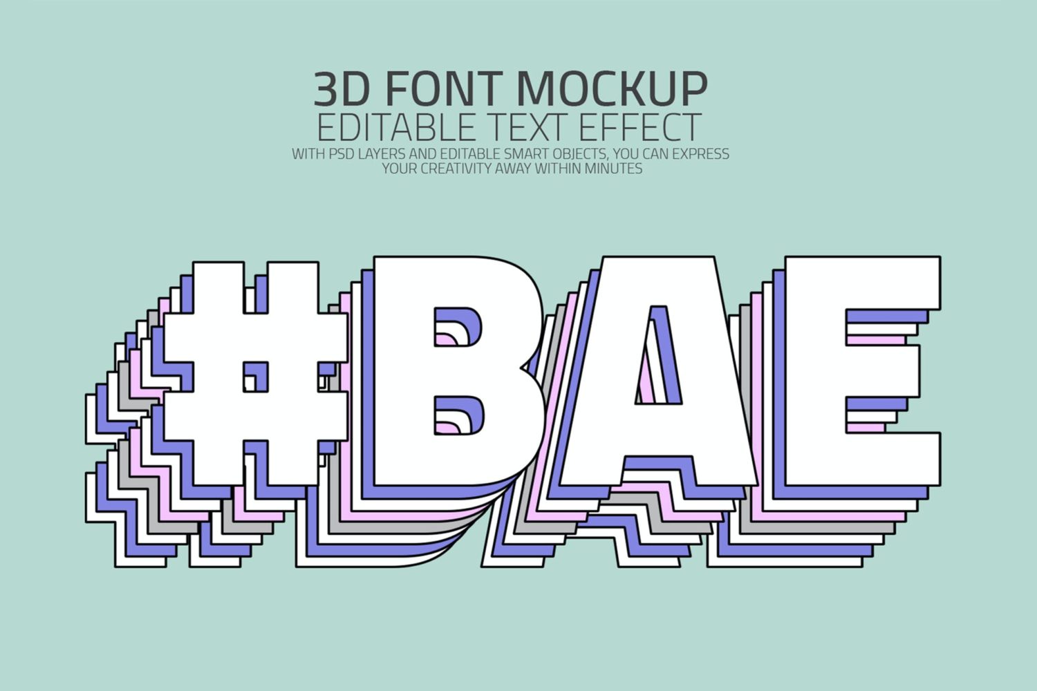 27+ Best 3D Effects for Photoshop (3D Text, 3D Letter Effects & Font ...