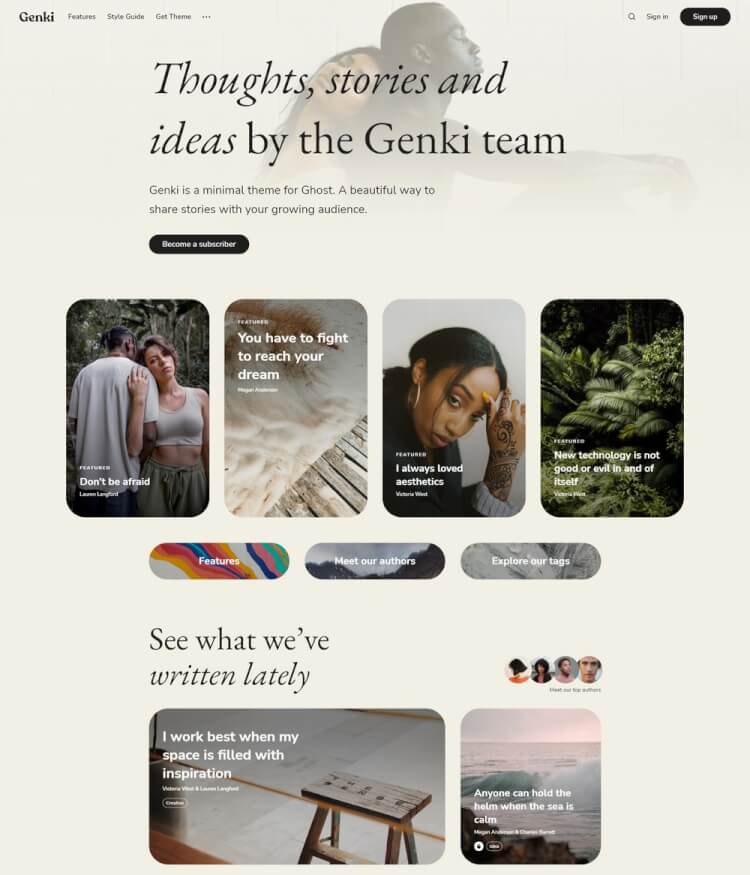 20+ Best Ghost Themes (Free & Pro Blog Themes) 2025 - Theme Junkie