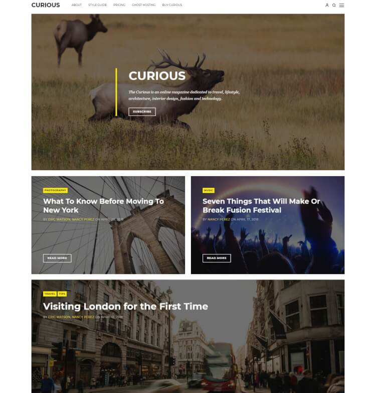 20+ Best Ghost Themes (Free & Pro Blog Themes) 2025 - Theme Junkie