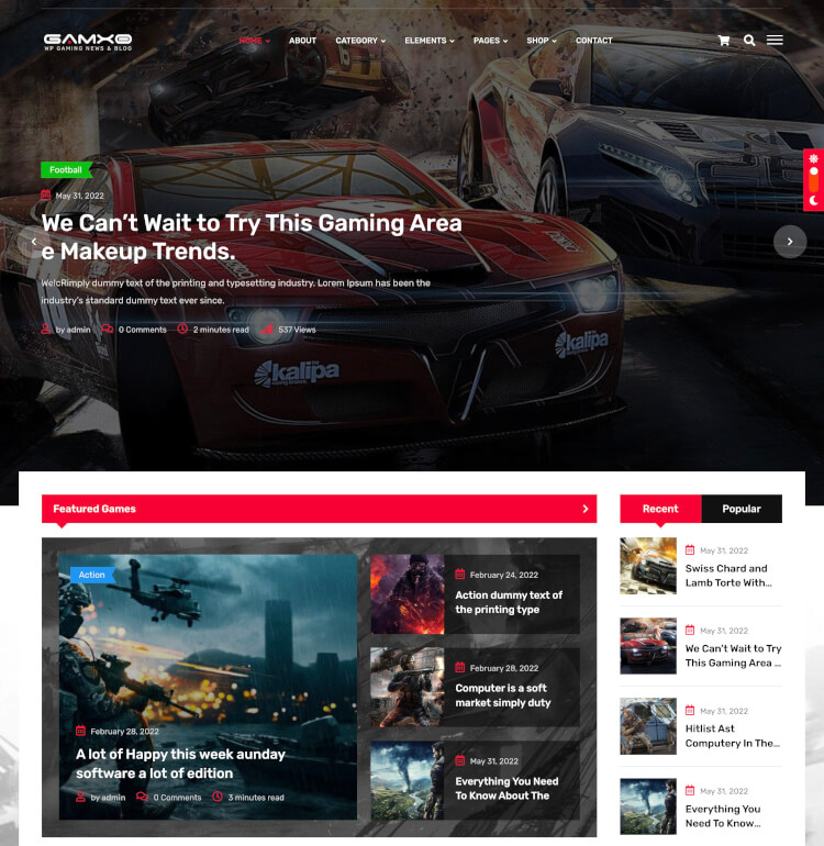 37+ Best WordPress Gaming & eSports Themes 2025 (Free & Premium ...