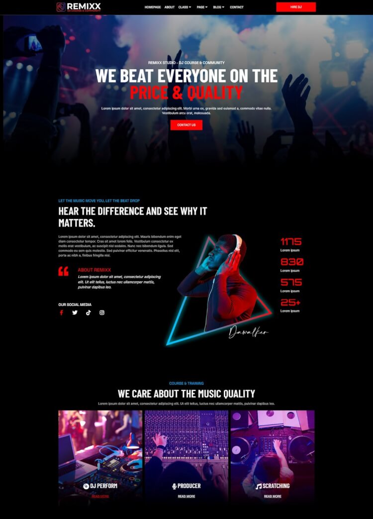 65+ Best DJ WordPress Themes 2025 (Free & Premium) - Theme Junkie