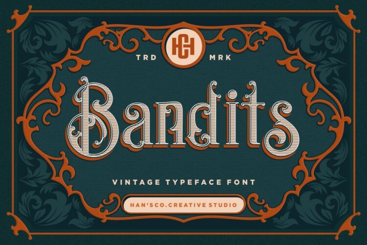 20+ Font Art Nouveau Terbaik (Gratis + Pro) 2024 - desainae.com