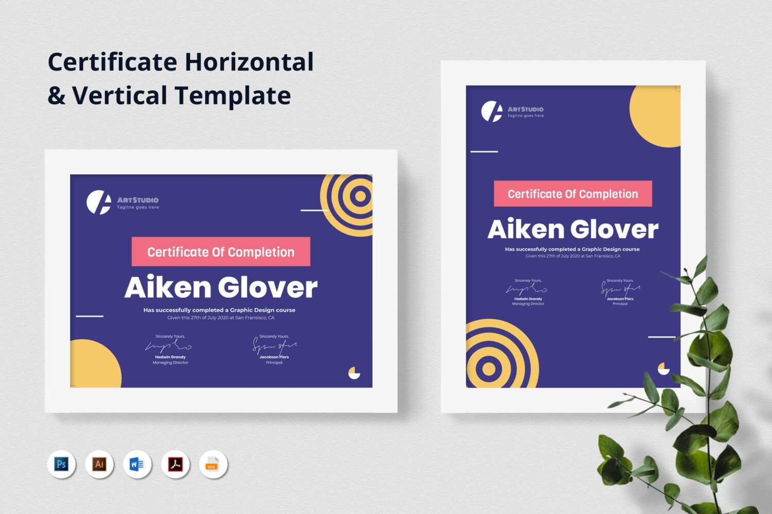 20+ Best Certificate Templates for Microsoft Word 2025 - Theme Junkie