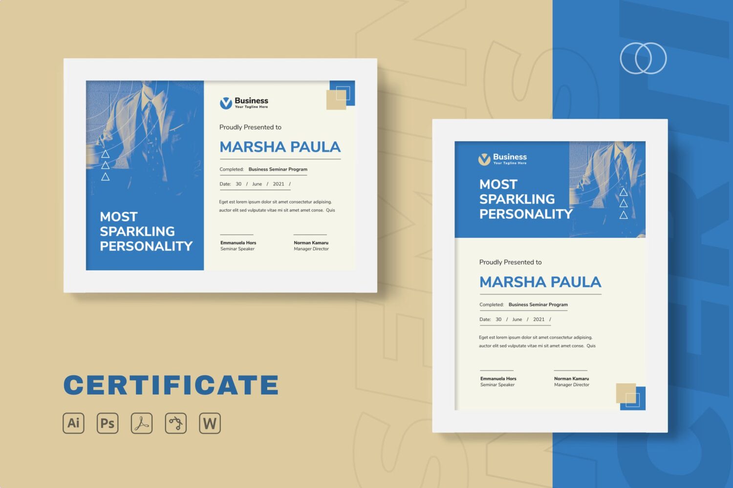 20+ Best Certificate Templates for Microsoft Word 2025 - Theme Junkie