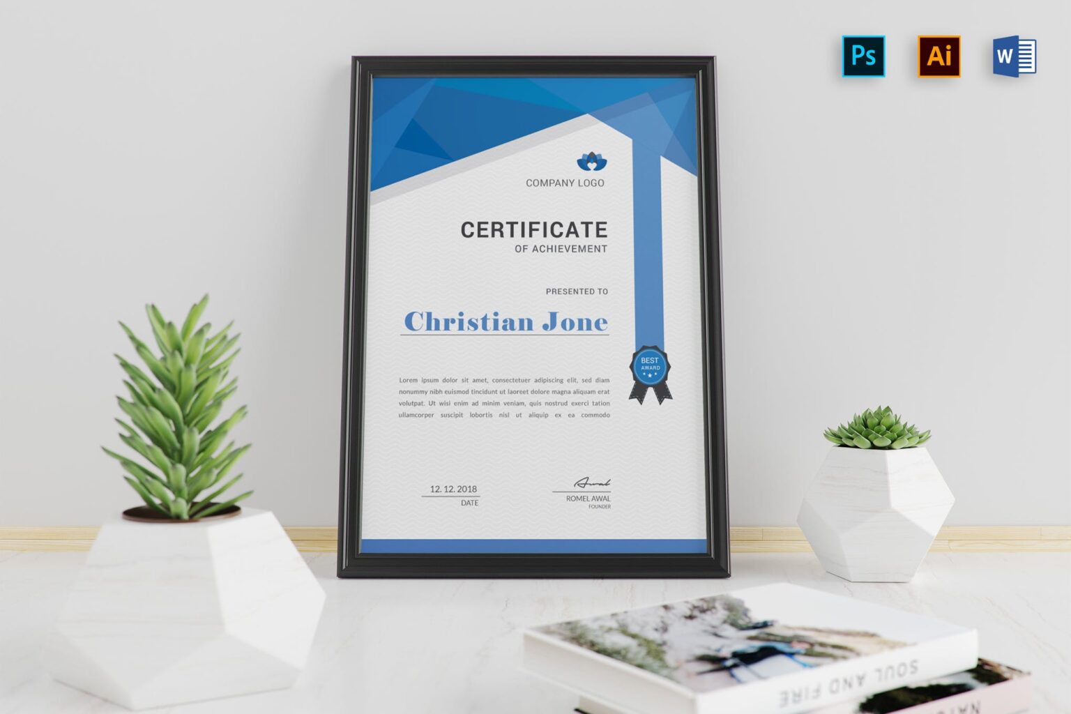20+ Best Certificate Templates for Microsoft Word 2025 - Theme Junkie