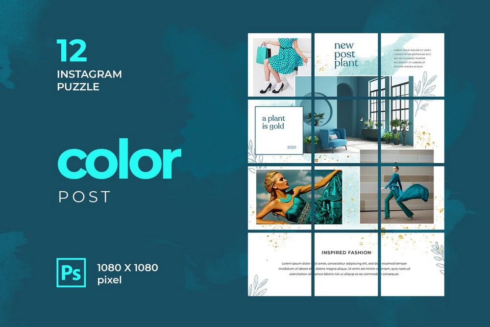 Instagram Template Psd Cari