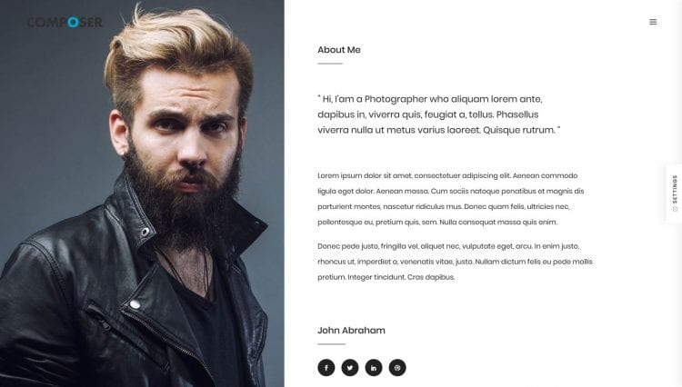 Tema Komposer WordPress – desainae.com