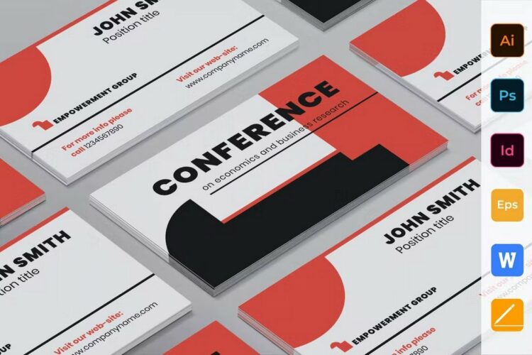 20+ Best Business Card Templates for Microsoft Word 2025 - Theme Junkie