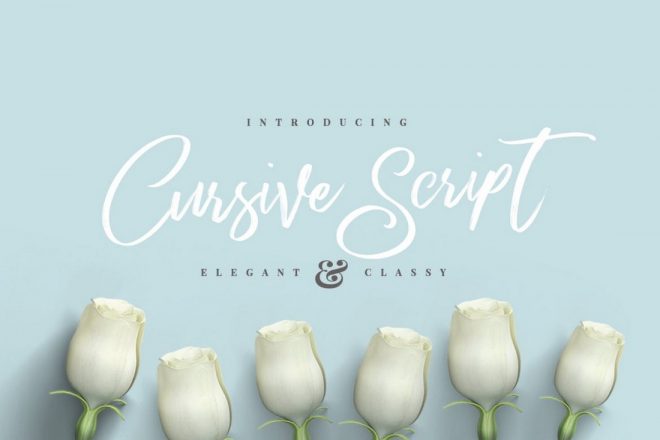 25+ Best Script & Cursive Fonts 2021 | My Star Idea
