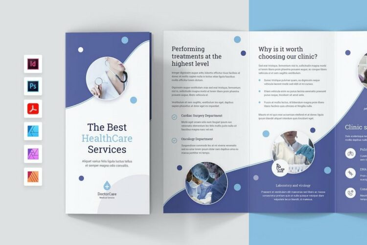 45+ Best InDesign Trifold Templates (For Brochures & More) - Theme Junkie